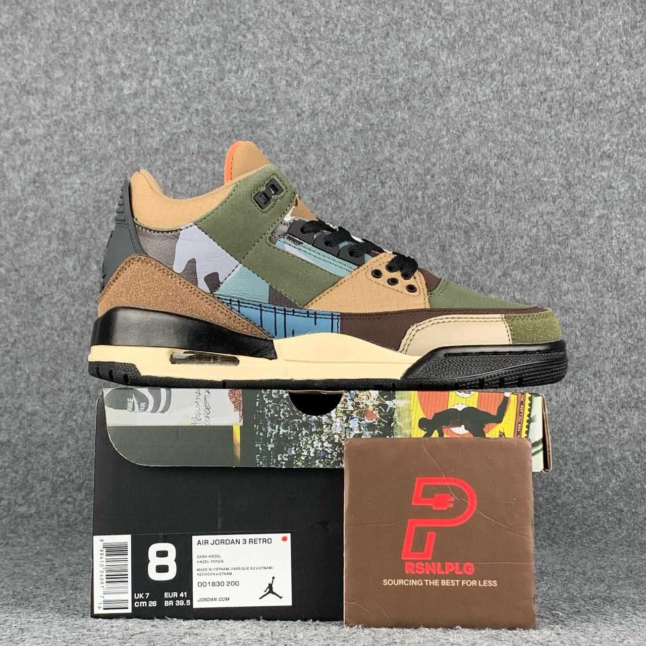 Air Jordan 3 Retro 'Patchwork' – Prsnlplg