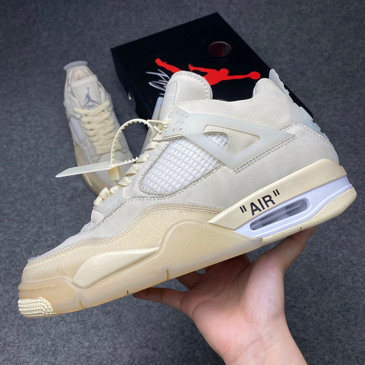 Off-White x Wmns Air Jordan 4 Retro SP 'Sail' – Prsnlplg